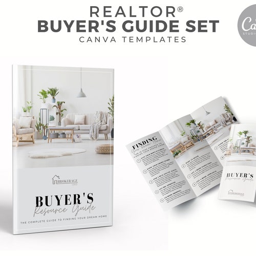 Real Estate Buyer Guide Editable Buyer Packet for Realtors - Etsy