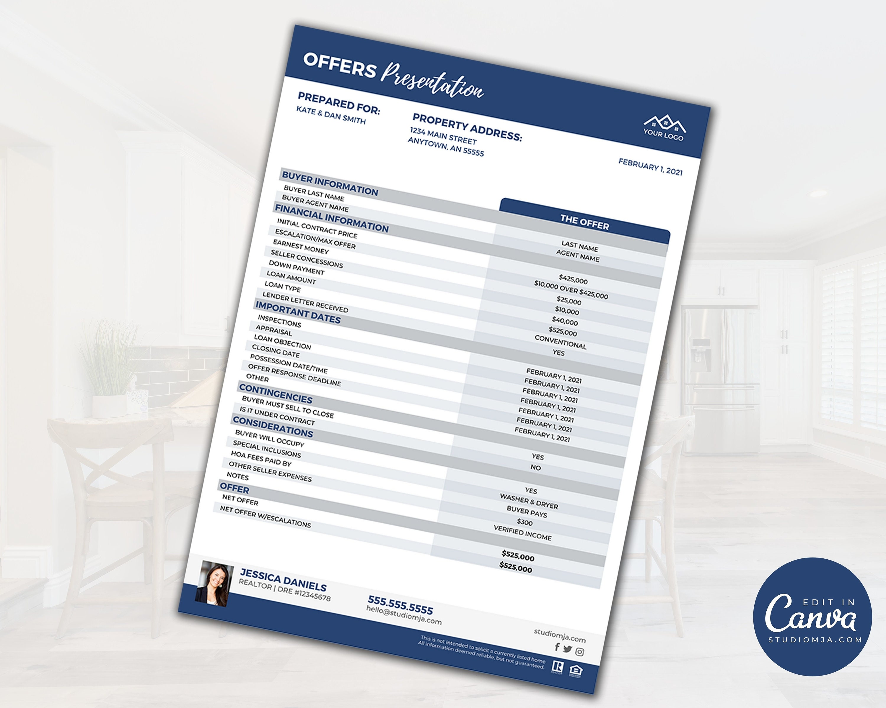 Realtor Offer Presentation, Realtor Marketing, Real Estate Marketing ...