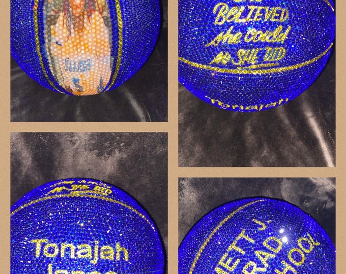 Blinged Custom Basketball - Etsy