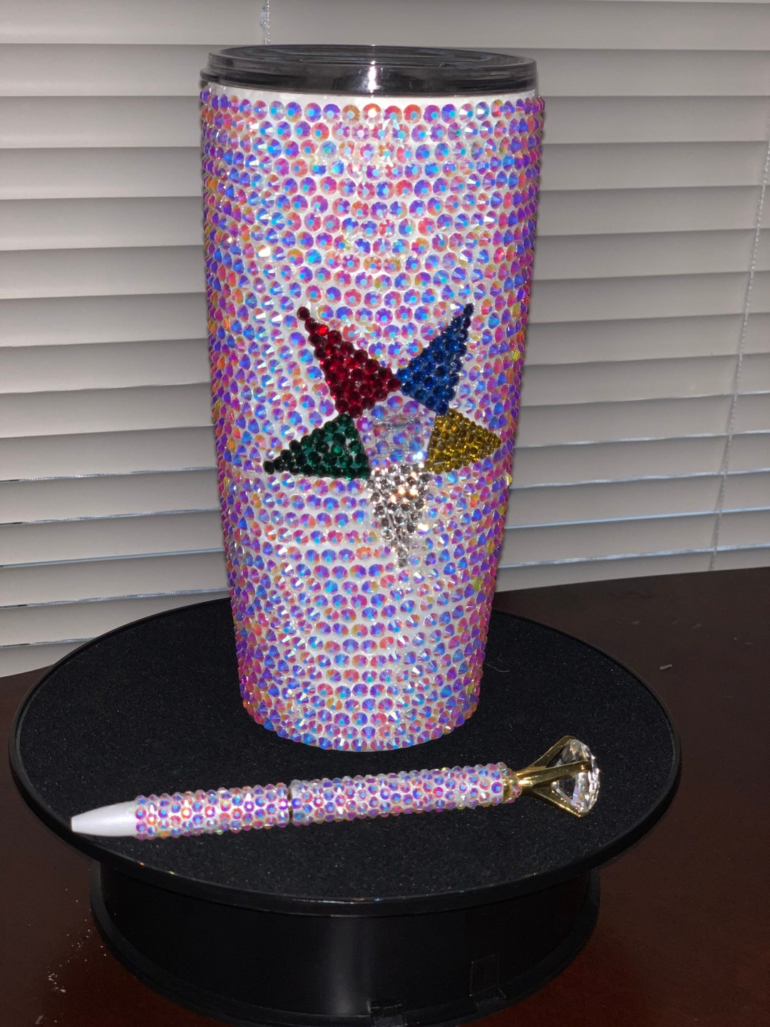 OES Bling Cup and Pen - Etsy