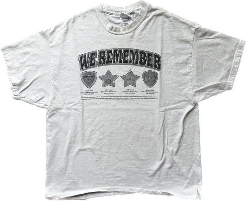 We Remember Memorial T-shirt - Etsy