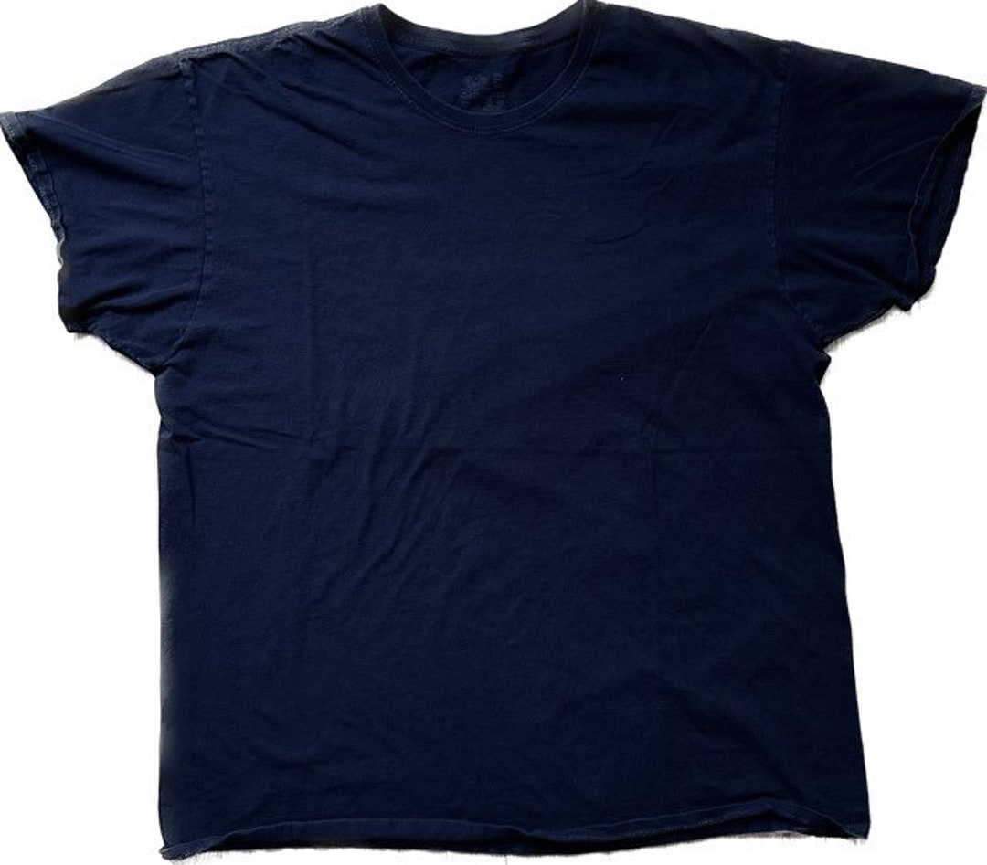 Plain Navy Blue T-shirt - Etsy