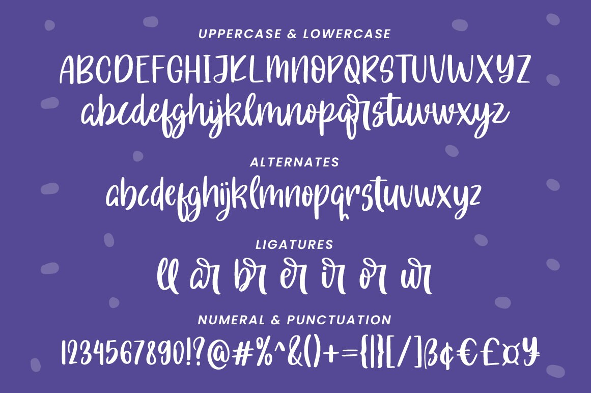 Night Howler Handwritten Font Script Font Craft Font - Etsy