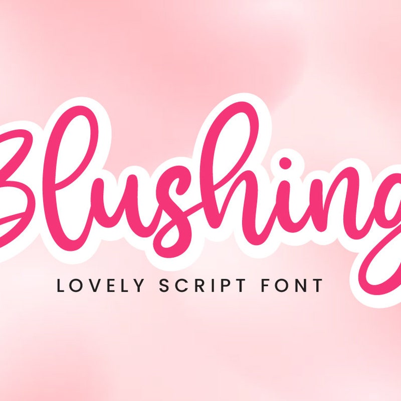 Lovely Font - Etsy