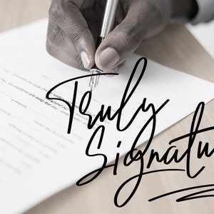 Curly Millie Modern Signature Script Font, Handwritten Font - Etsy