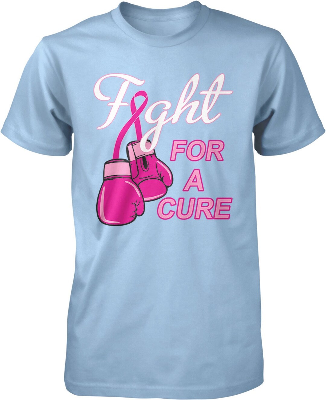 Fight for a Cure, Knockout Breast Cancer Men's T-shirt, HOOD_00392 - Etsy