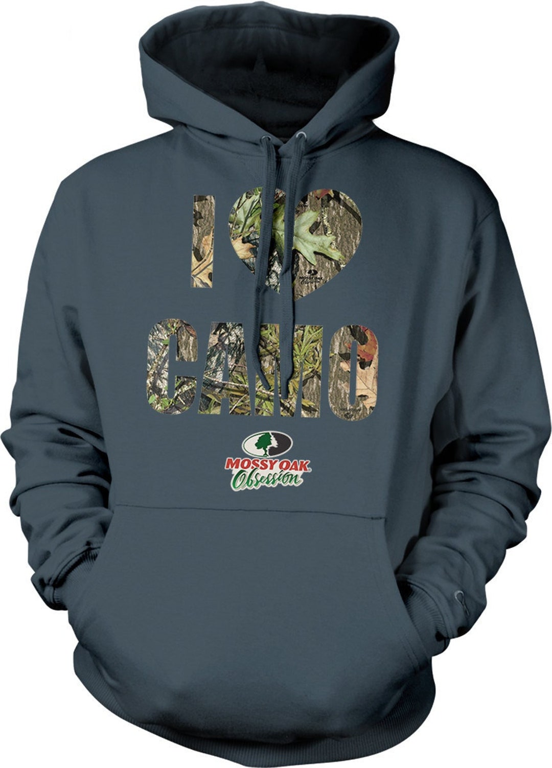I Love Camo, I Heart Camo, Mossy Oak Obsession Camouflage Hooded ...