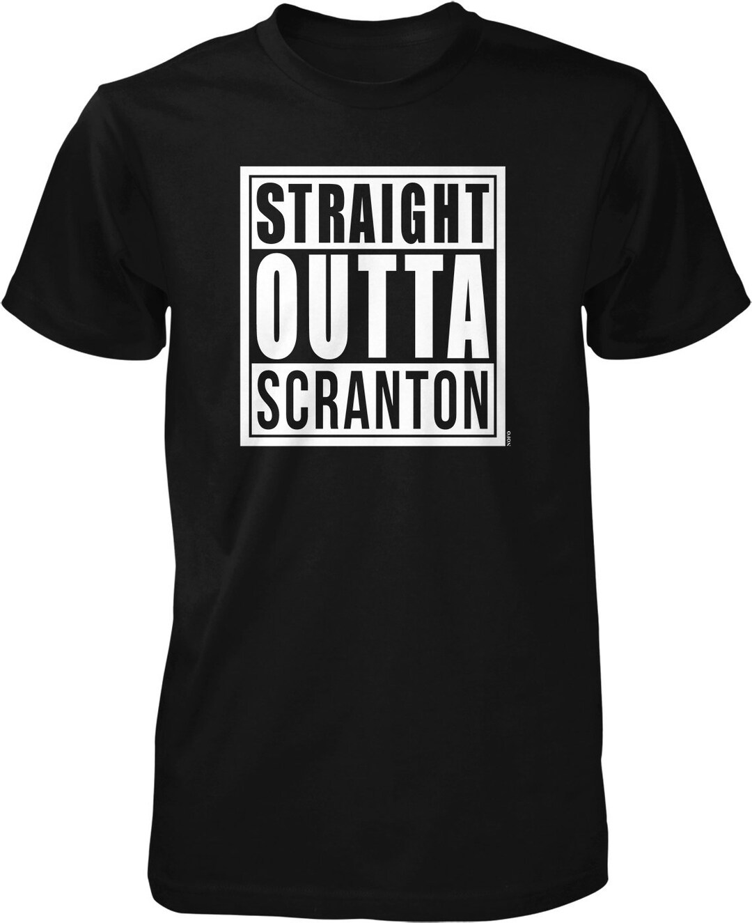 Straight Outta Scranton Men's T-shirt, HOOD_01855 - Etsy