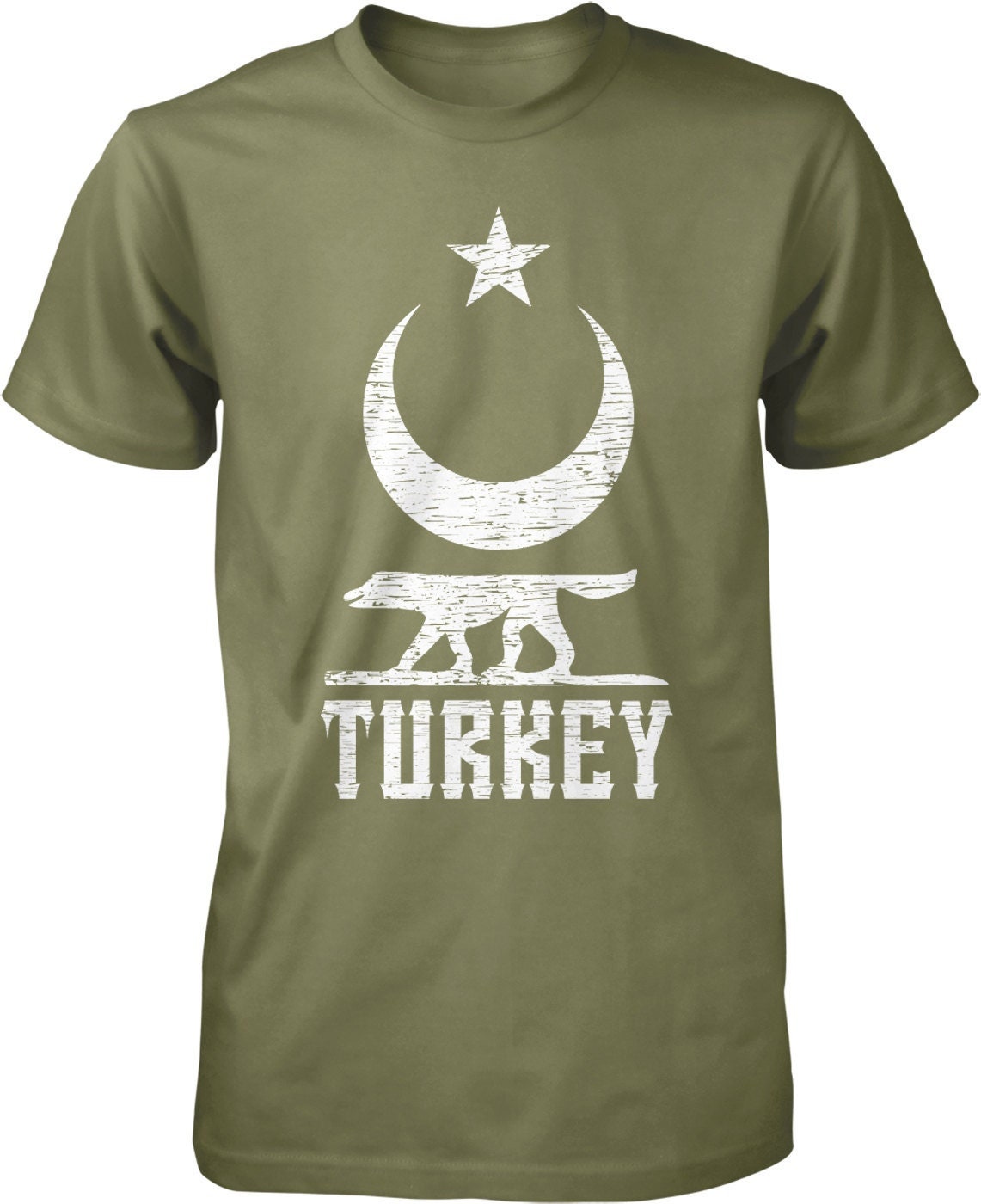 Turkey, Coat of Arms, Emblem, Star and Crescent Men's T-shirt, HOOD ...