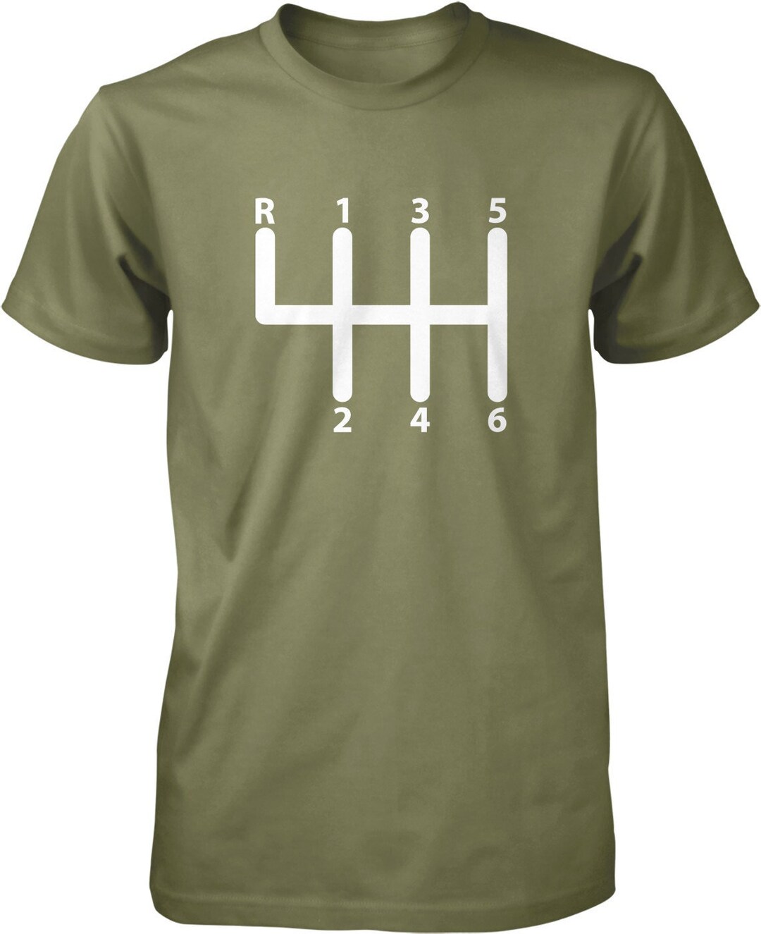 6 Speed Manual Transmission, 6-speed Gear Stick Shift Men's T-shirt ...