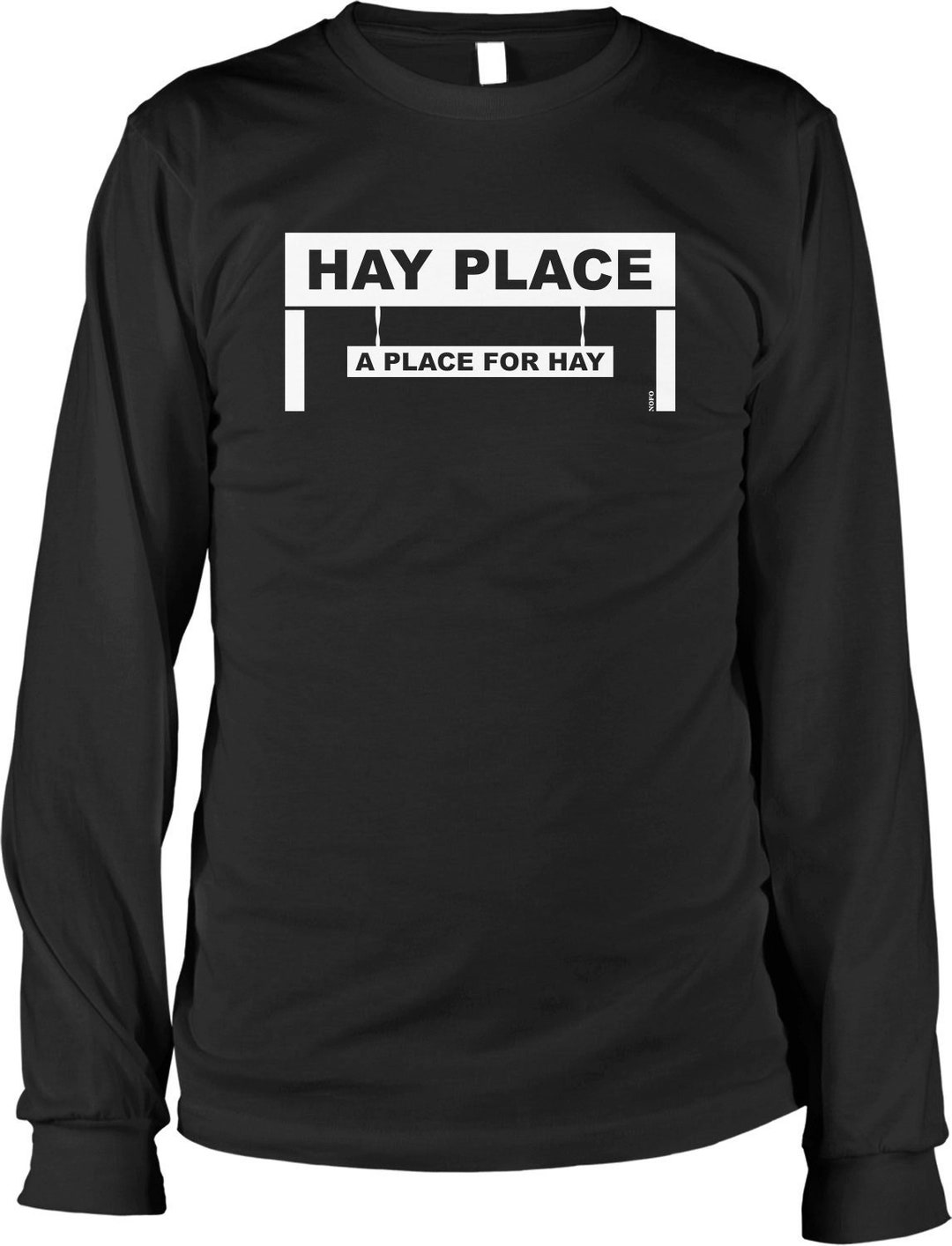 Hay Place, A Place for Hay Men's Long Sleeve Shirt, HOOD_01717 - Etsy