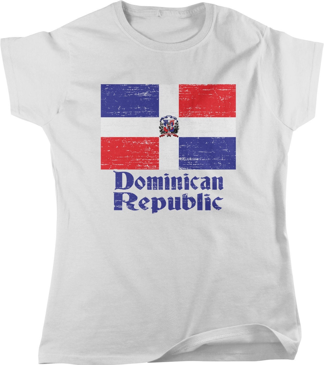 Flag of Dominican Republic, Dominican Pride Women's T-shirt, HOOD_00052 ...