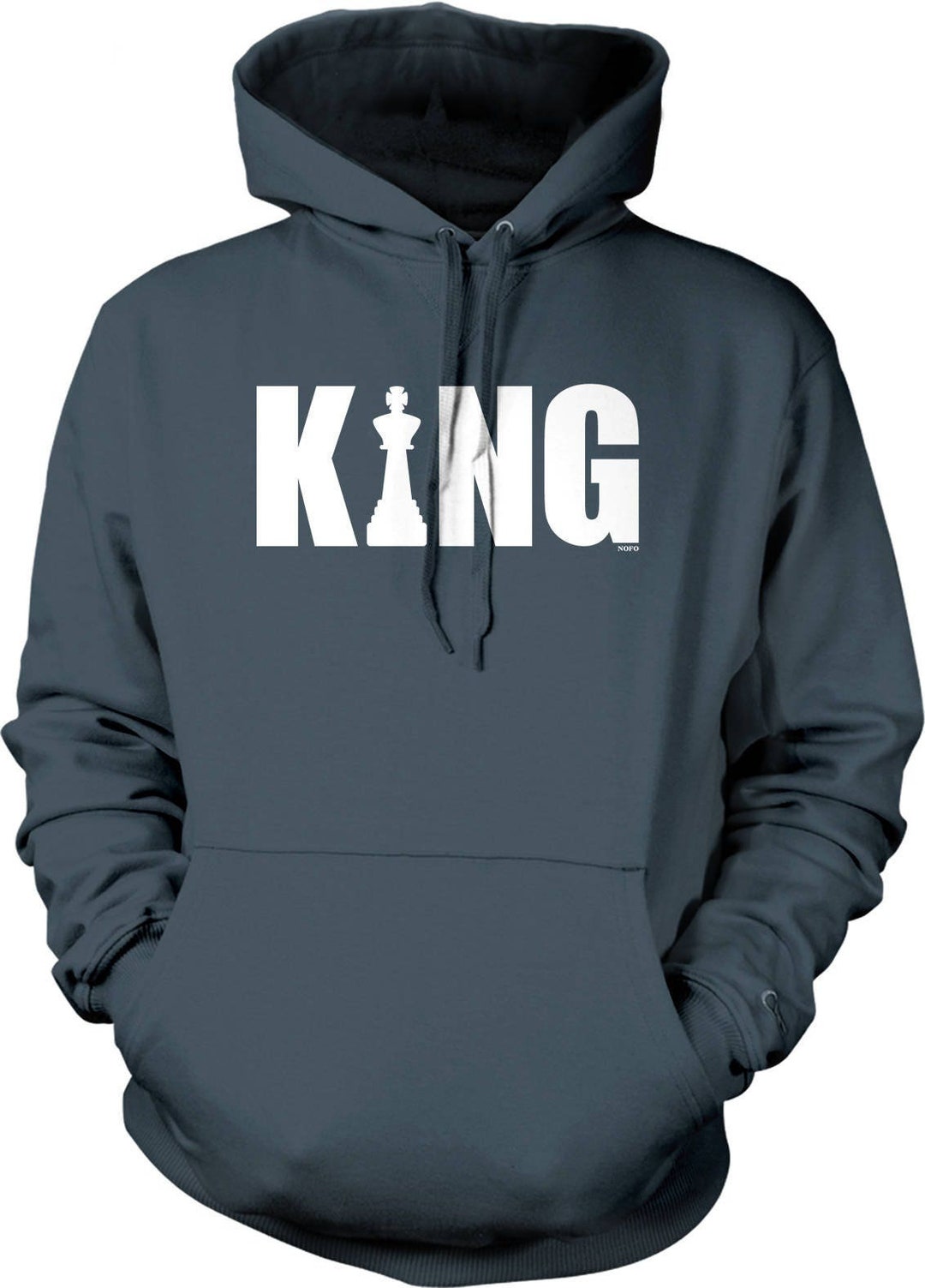 Chess Enthusiast, King Chess Piece Hooded Sweatshirt, HOOD_01246 - Etsy