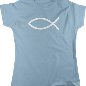 Ichthys, Ichthus, Christian Symbol, Jesus Fish Women's T-shirt, HOOD ...