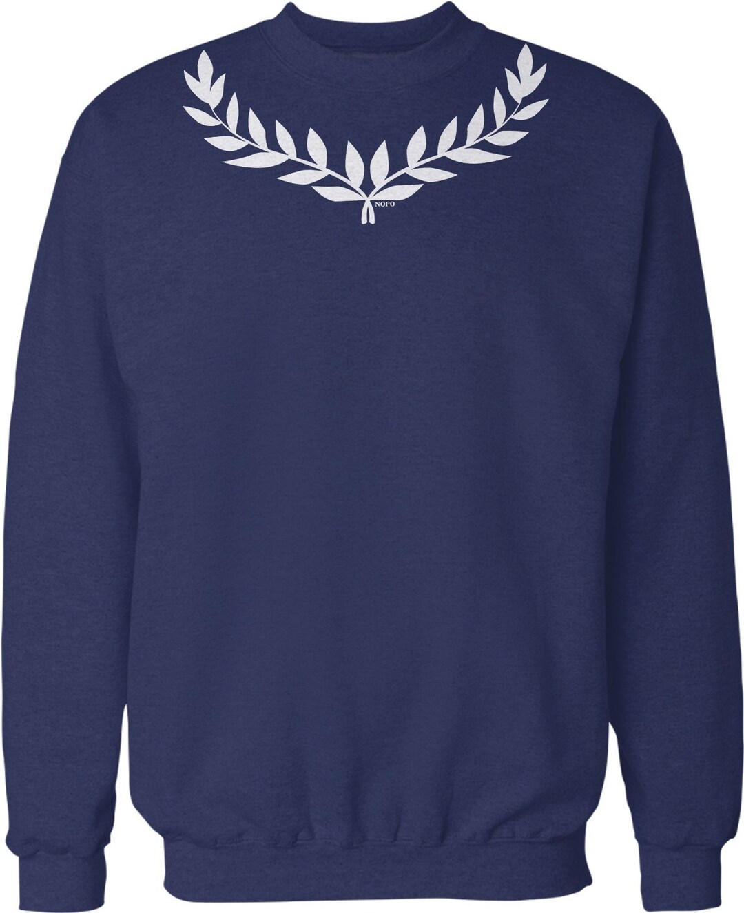 Laurel Wreath, Neck Style Tattoo Design Crew Neck Sweatshirt, HOOD ...