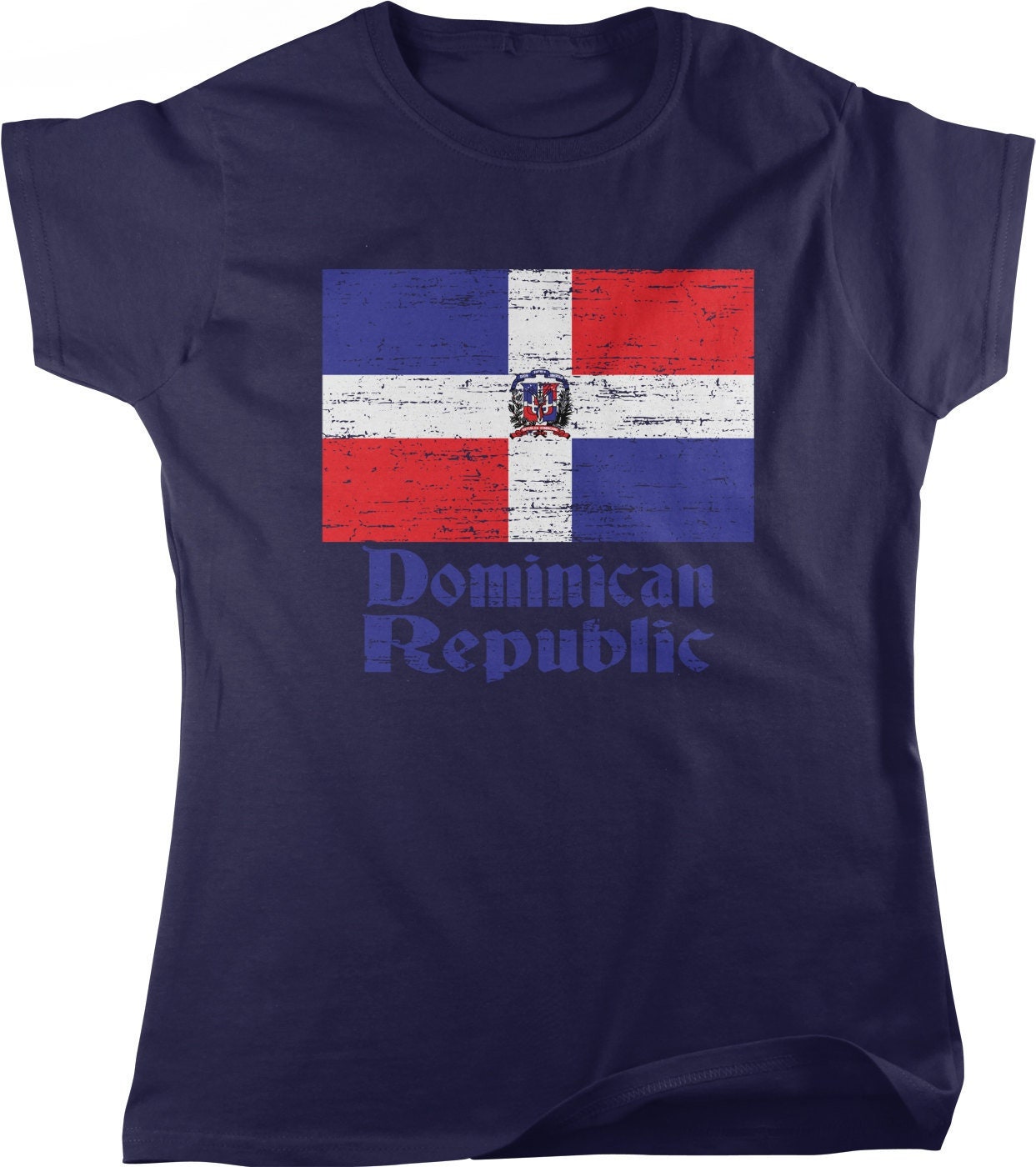 Flag of Dominican Republic, Dominican Pride Women's T-shirt, HOOD_00052 ...