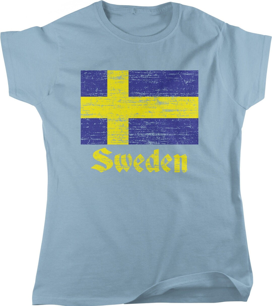 Flag of Sweden, Swedish Flag, Sverige Pride Women's T-shirt, HOOD_00011 ...