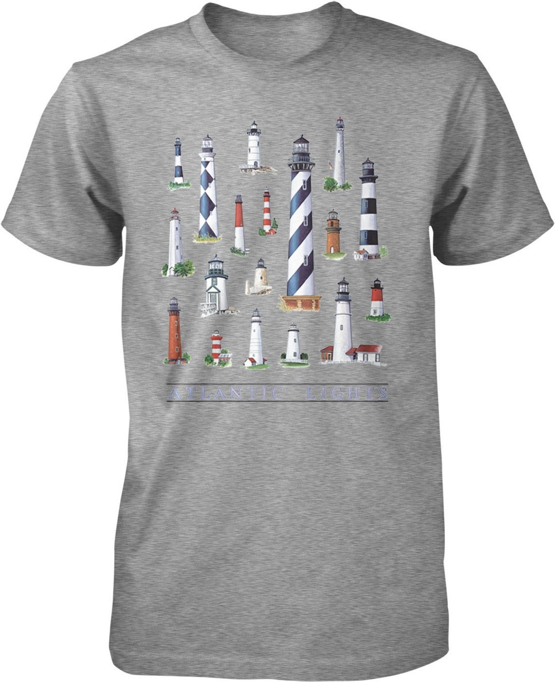 Atlantic Lighthouses, Navigational Aid, Maritime Men's T-shirt, HOOD ...