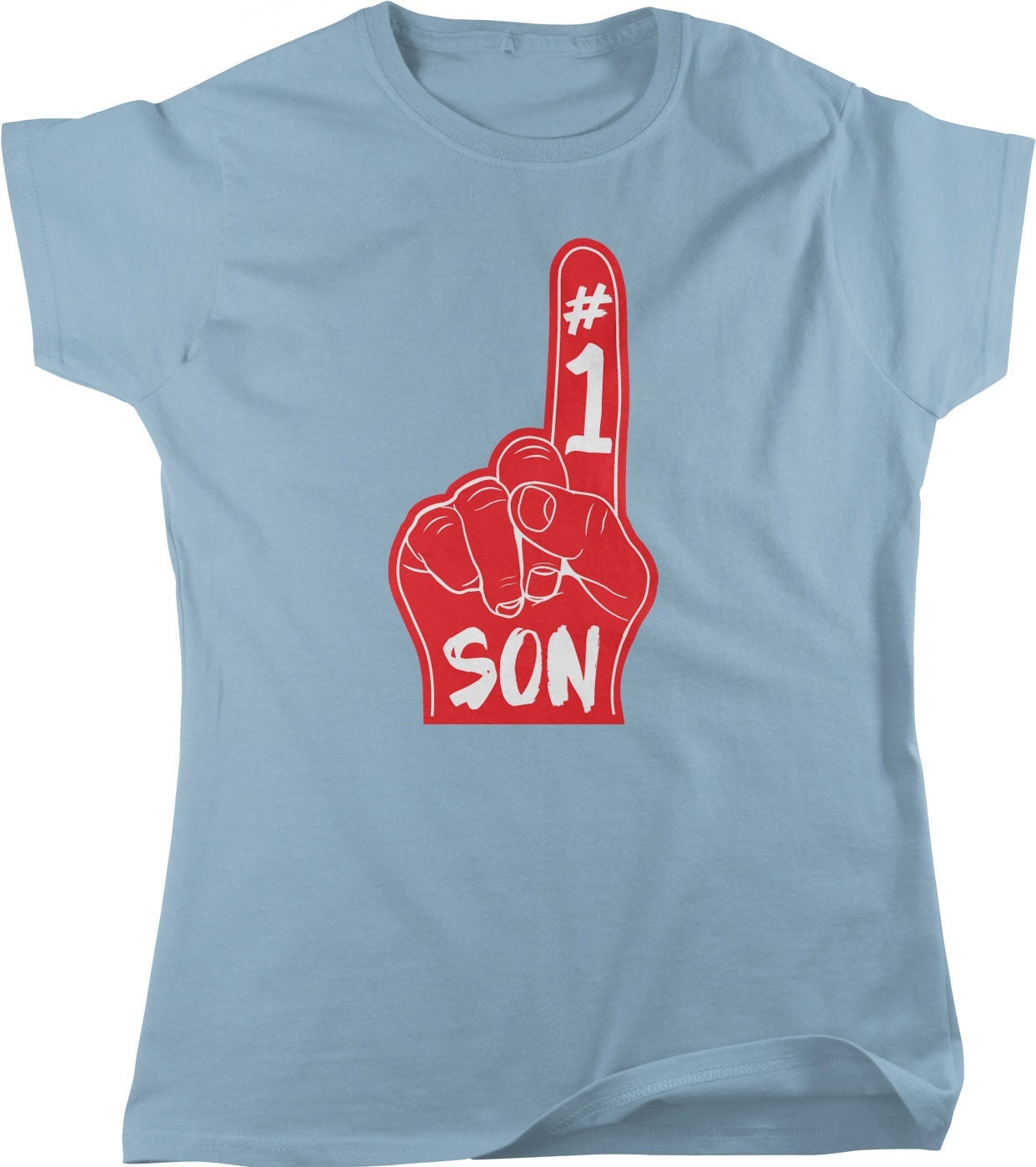 Number 1 Son, Number One Son, Foam Finger Women's T-shirt, HOOD_00122 ...