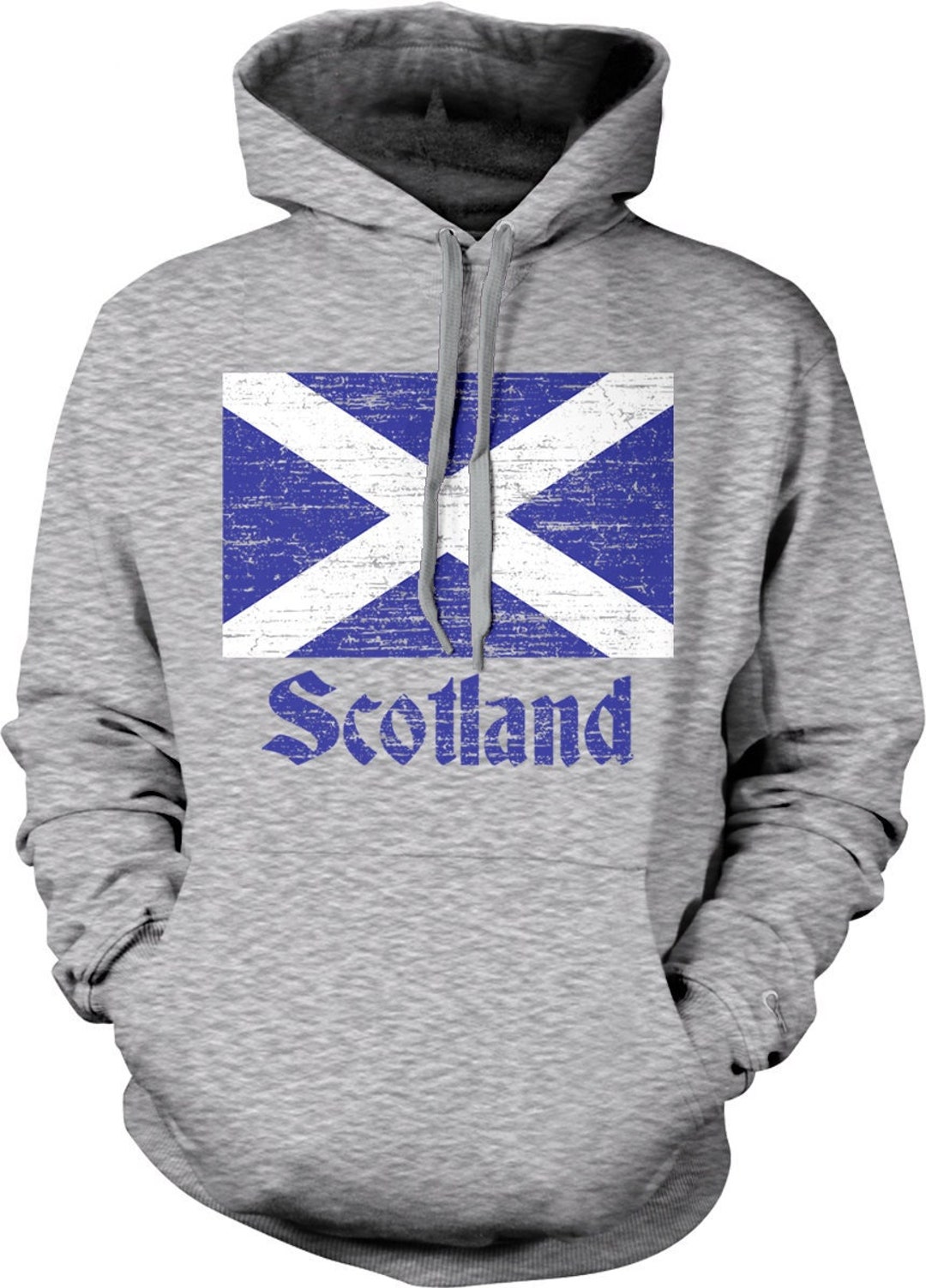 Flag of Scotland, Scottish Flag, Saltire Hooded Sweatshirt, HOOD_00018 ...