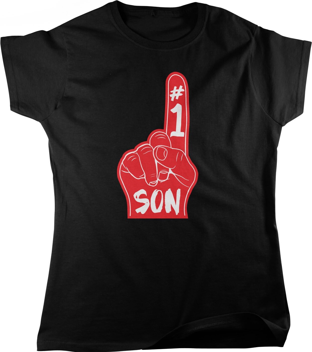 Number 1 Son, Number One Son, Foam Finger Women's T-shirt, HOOD_00122 ...