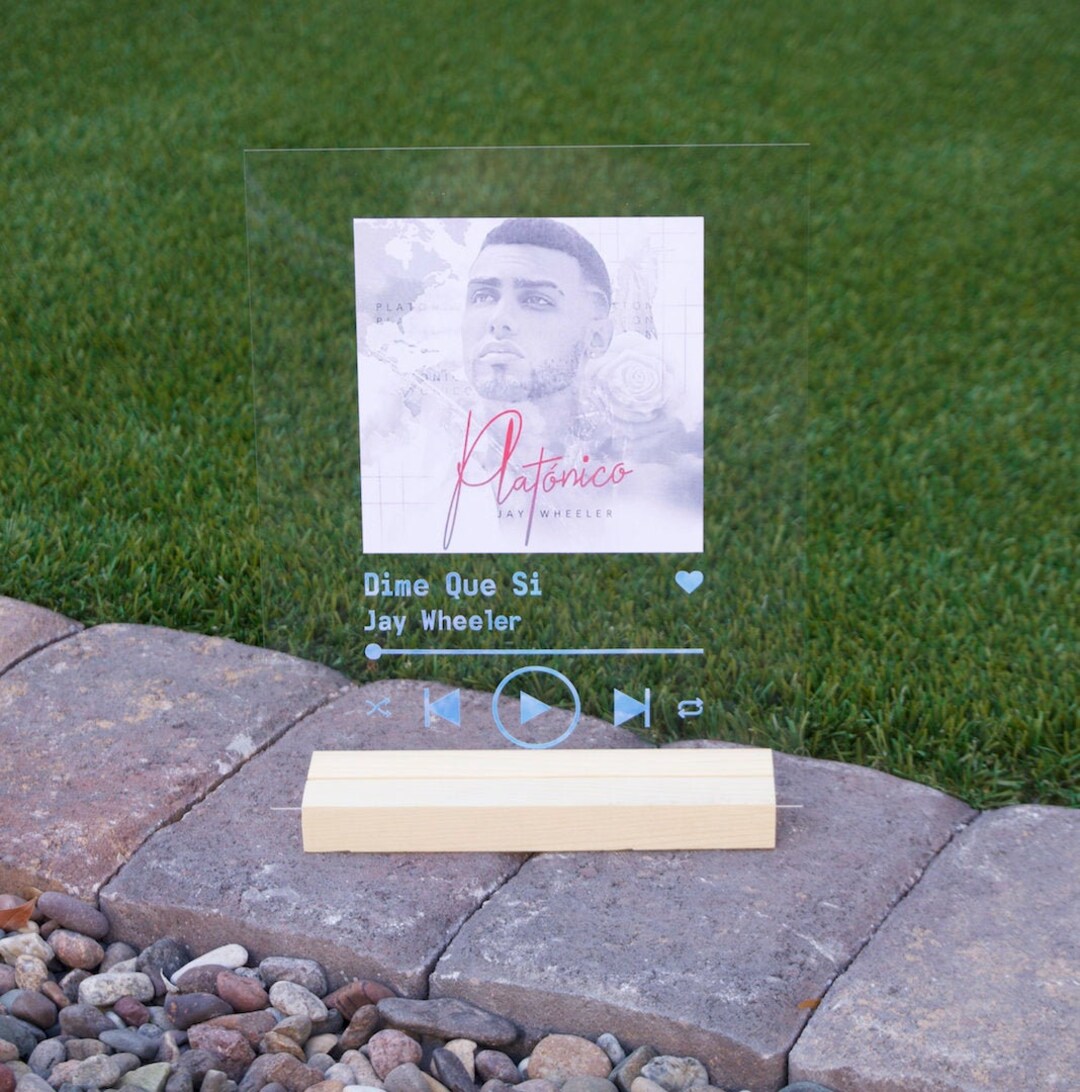 Music Plaque Custom Music Player Display Plaque Custom Wall Art Wedding ...