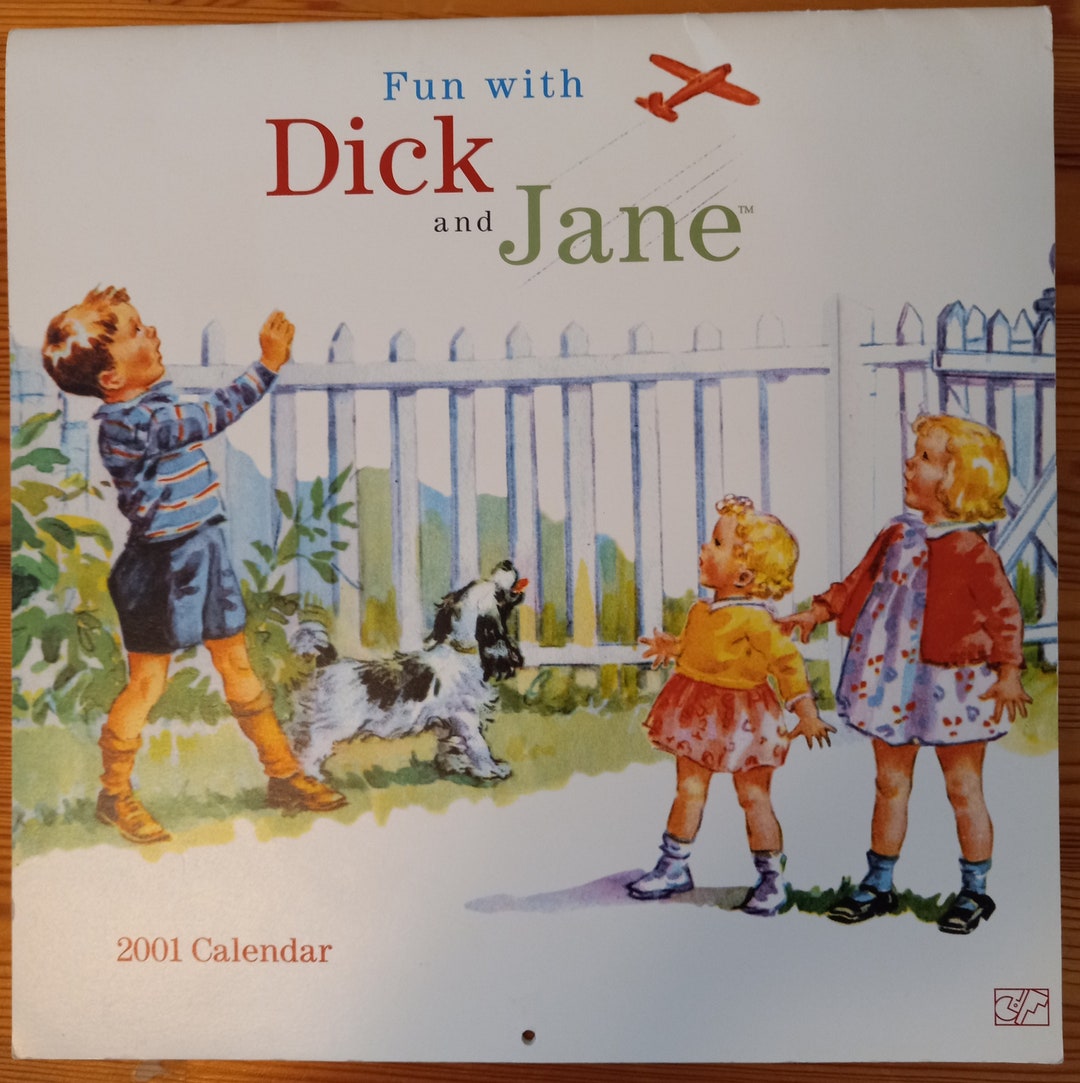 Fun With Dick and Jane Calendars 2001 2002 2008 and Book - Etsy