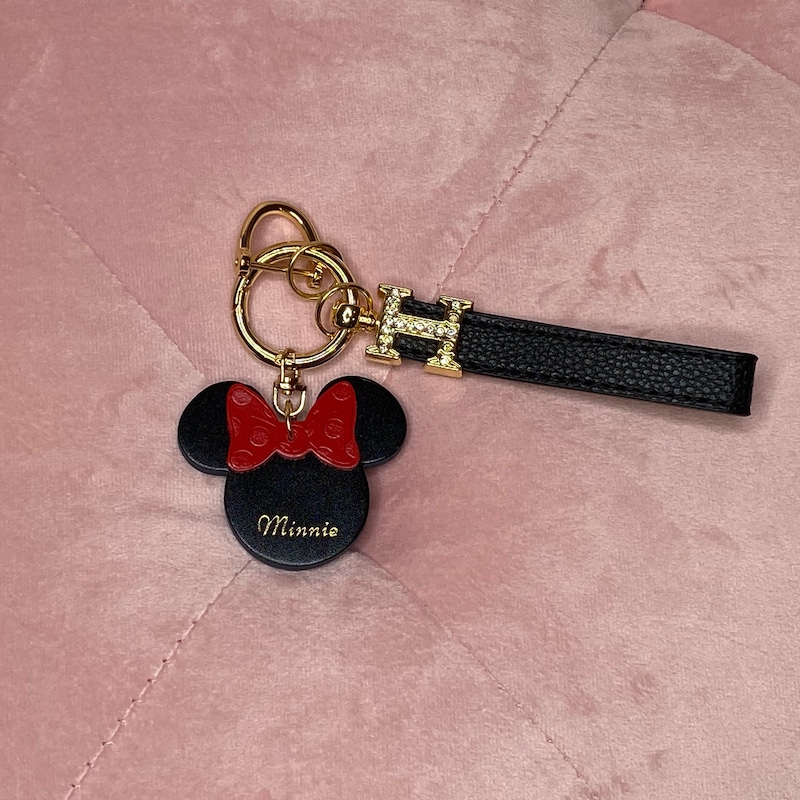 Minnie Keychain - Etsy