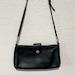 Vintage Coach Bag Black Crossbody Leather Purse No. A1P-9818 Silver ...