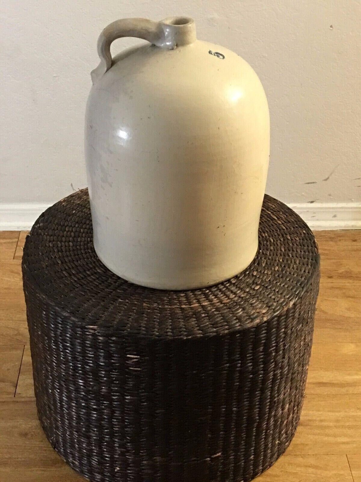 Antique 5 Gal Stoneware Crock Jug W/ Cobalt Blue Number - Etsy