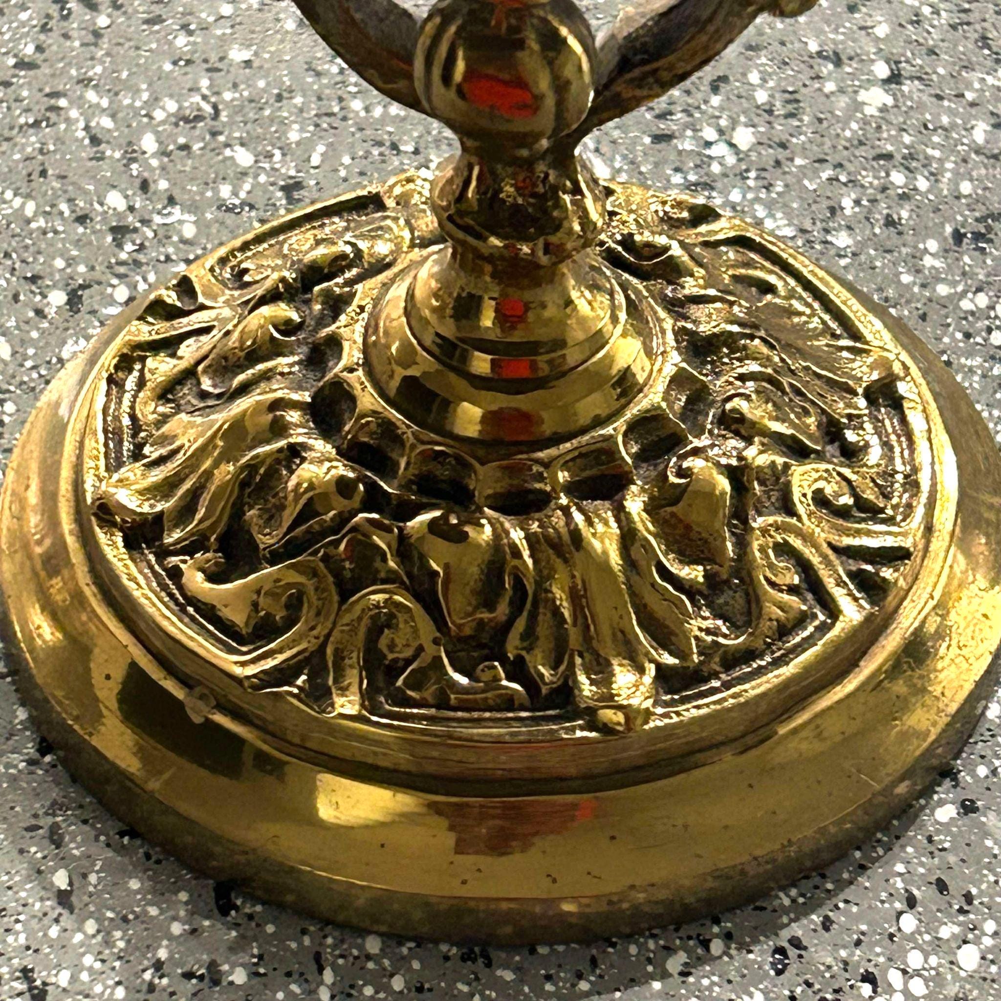 Antique 19th Century Victorian Hotel Desk Bell Brass Tap Call Bell - Etsy