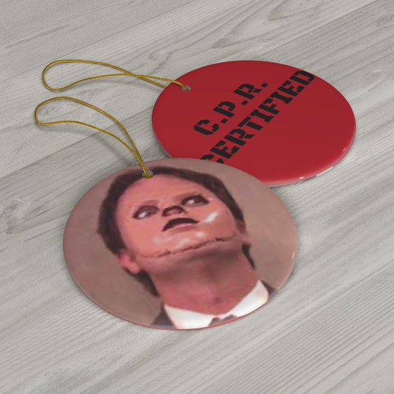 Dwight Schrute the Office CPR Certified Dummy Mask Face - Etsy