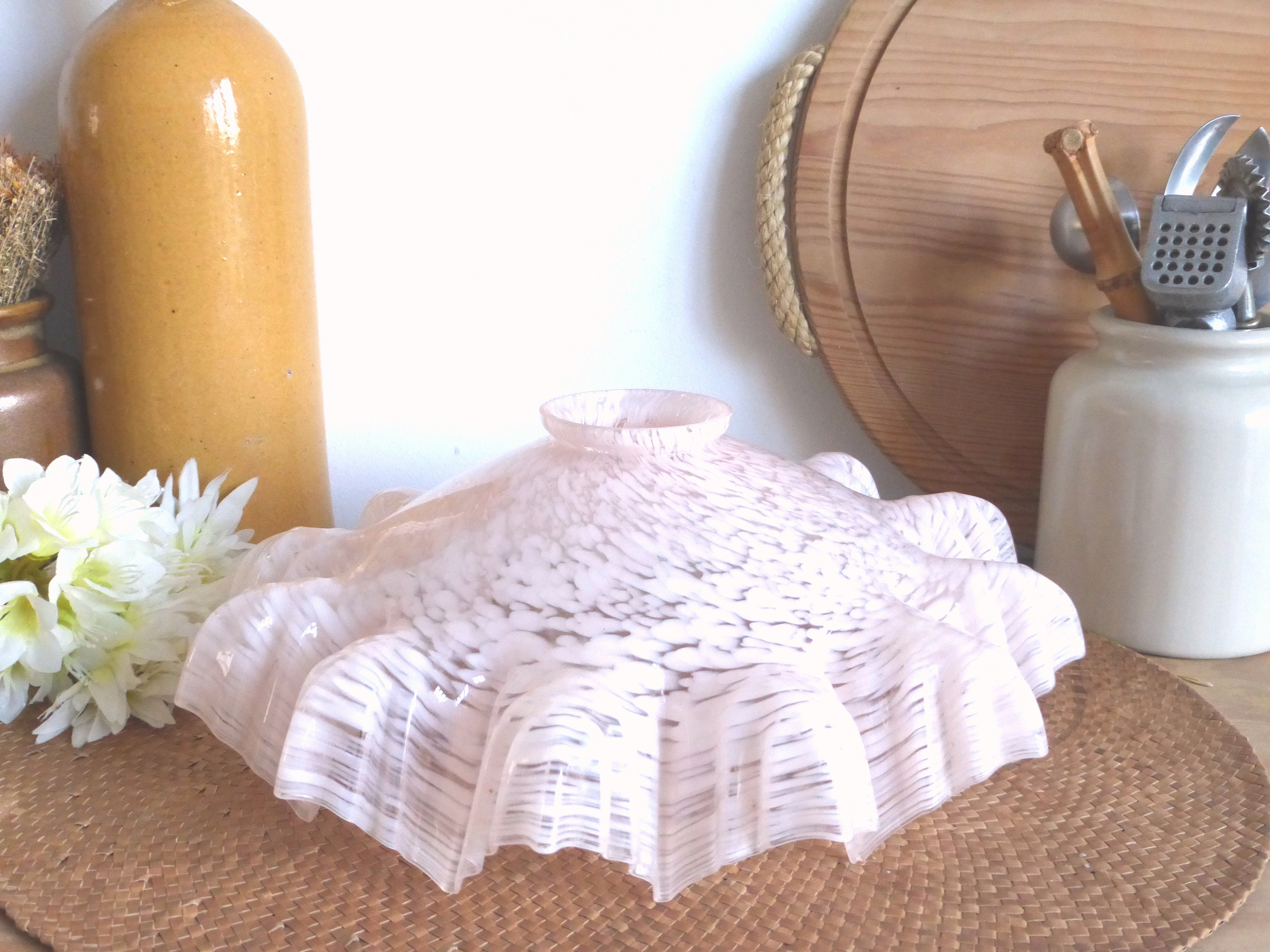 Stunning French Antique Clichy Glass Ceiling Light Shade - Etsy