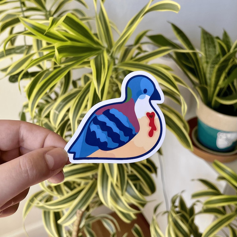 Exotic Bird Stickers | Shoebill, Toucan, Scarlet Macaw, Red-breasted ...