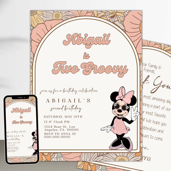 Minnie Mouse Invites - Etsy