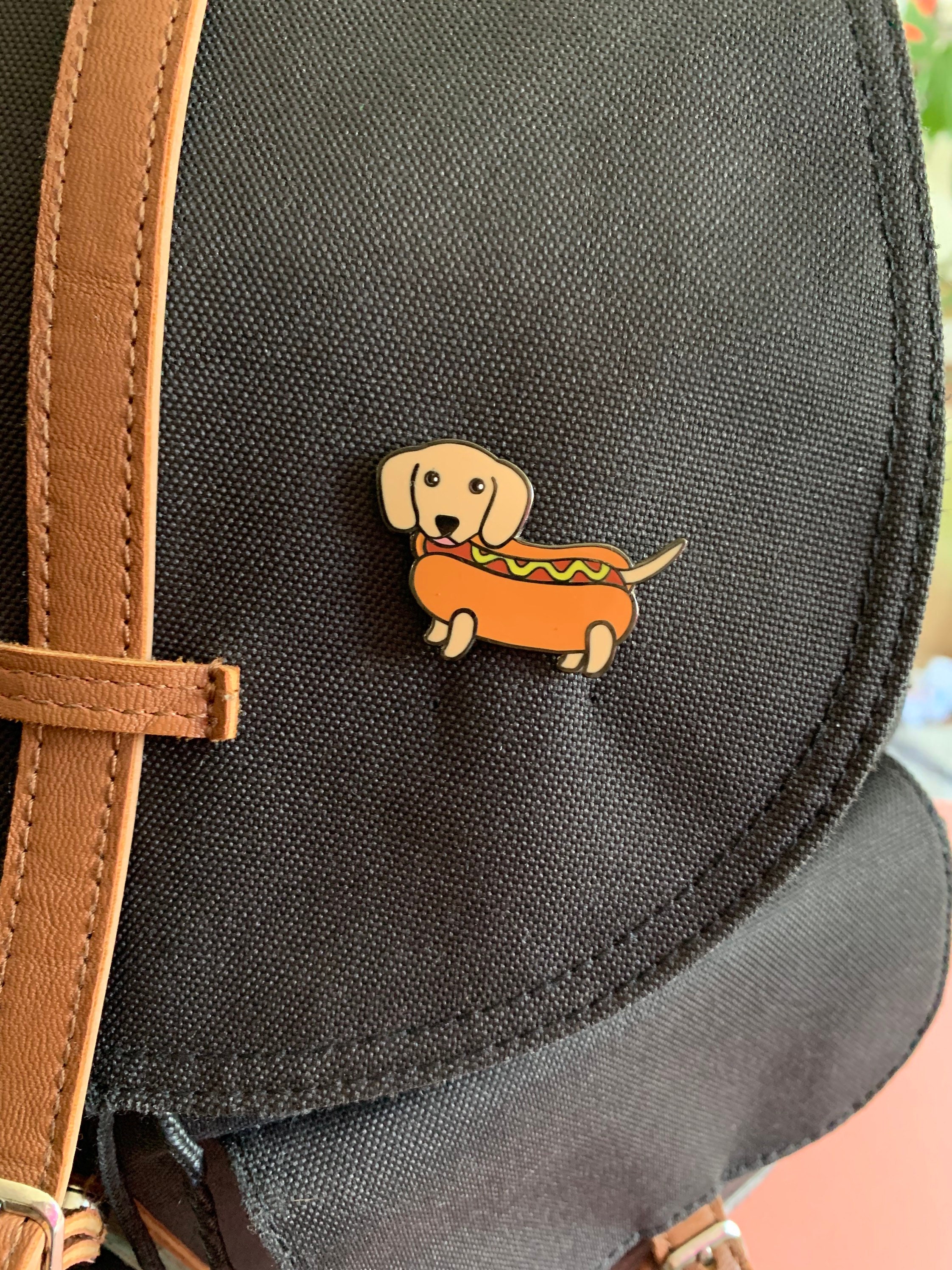 Mr. Weenie Boi Enamel Pin / Dachshund Enamel Pin / Wiener Dog | Etsy