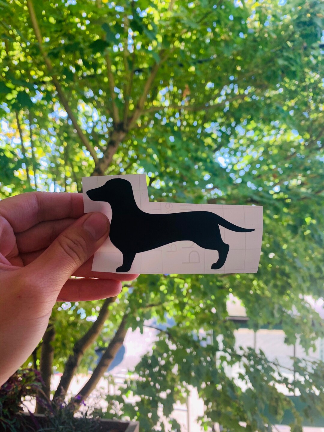Dachshund Decal / Vinyl Waterproof Sticker / Laptop Sticker - Etsy