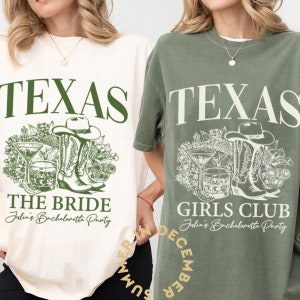 Texas Bachelorette Party Shirts, Custom Bachelorette Shirt, Western ...