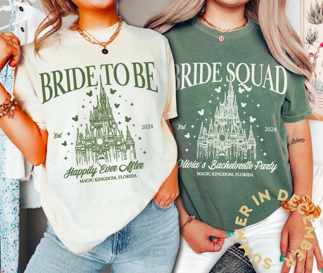 Disney Bachelorette Party Shirts, Custom Bachelorette, Bride to Be ...