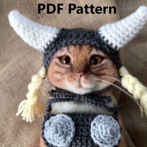 Crochet Pet Pattern Brunhilde Valkyries Wagner Opera Cat - Etsy