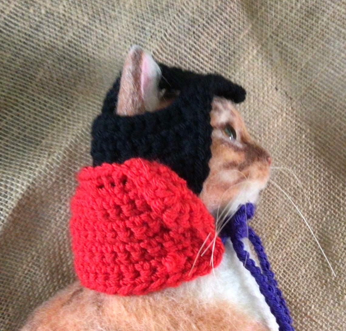 Dracula Pattern, Vampire Pattern, Hats for Cats, Crochet Hat, Cat Hats ...