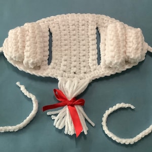 Powdered Wig Crochet Pattern, Cat Hat Pattern, Pet Pattern, Historical ...