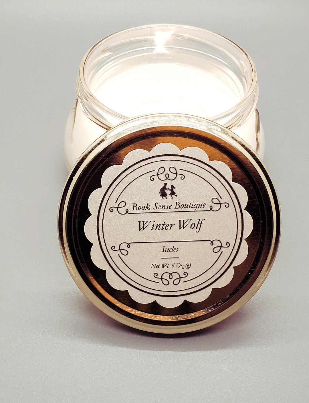 Winter Wolf Candle - Etsy