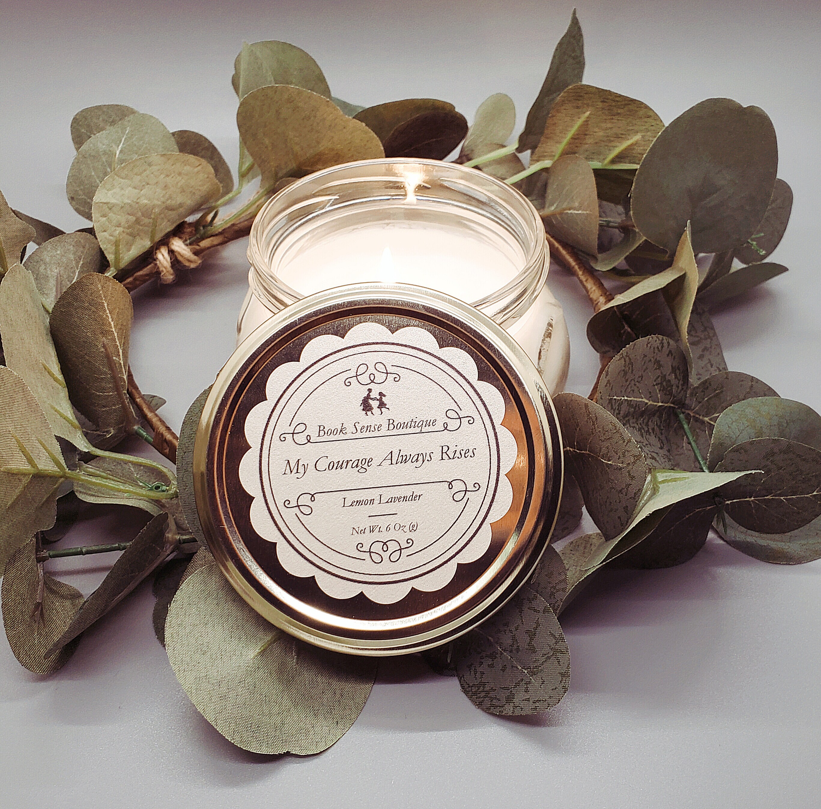 My Courage Always Rises Pride & Prejudice Candle - Etsy