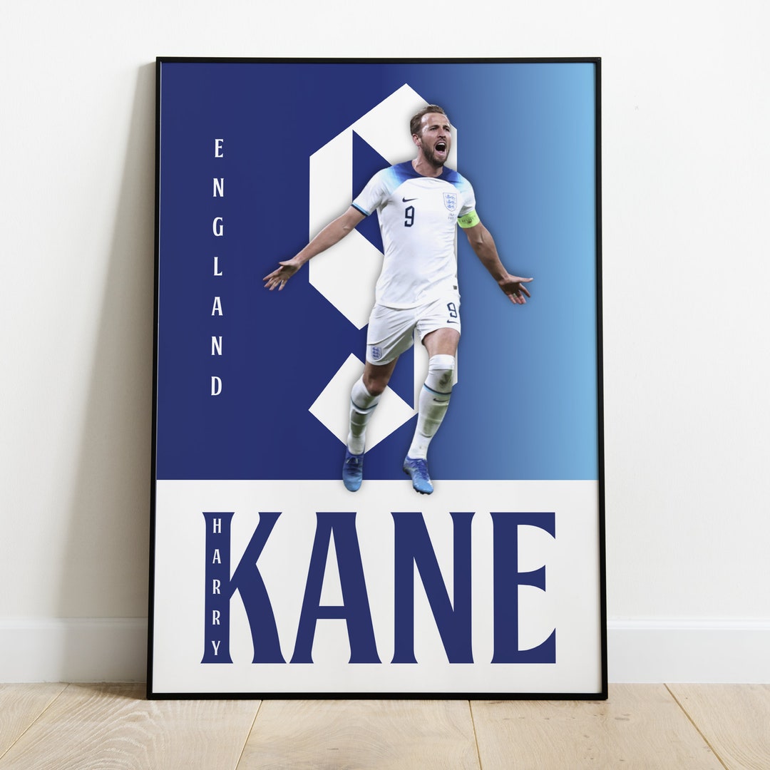 Harry Kane, England, Football Poster - Etsy