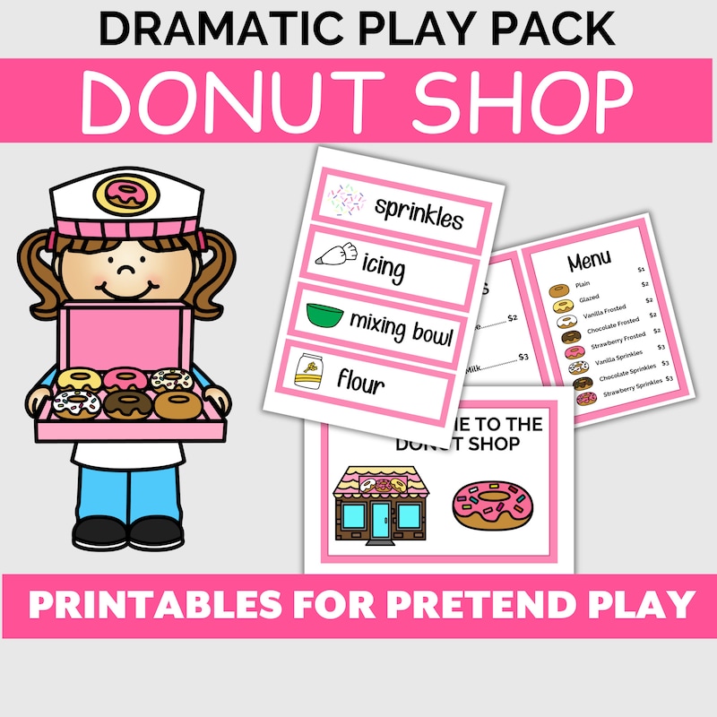 Preschool Donut Shop - Etsy