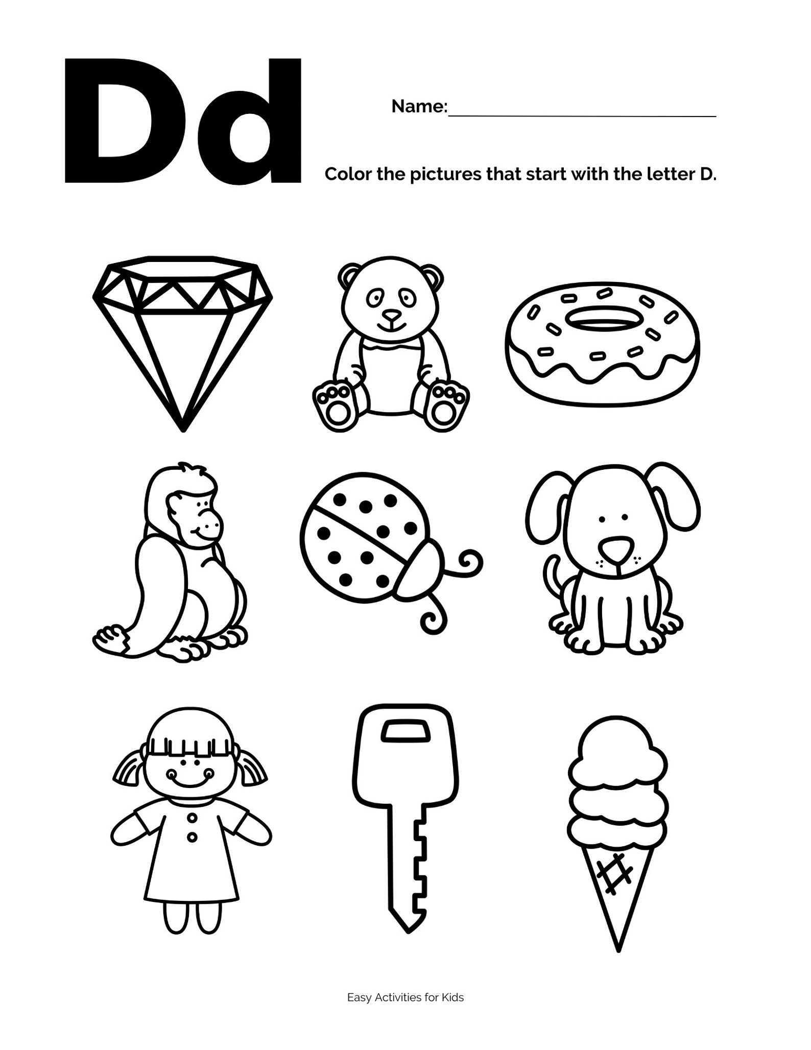 Letter Sound Coloring Pages Phonics Printable Coloring Pages - Etsy