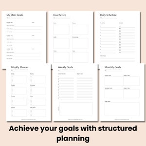 The Ultimate Life Planner Printable Bundle, Health Planner, Financial ...