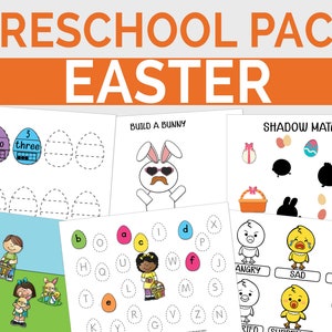 Easter Activities Pack | April Preschool Learning Folder | Printable ...
