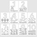 Dot the Numbers Black & White Activity Pack, Preschool Do-a-dots ...